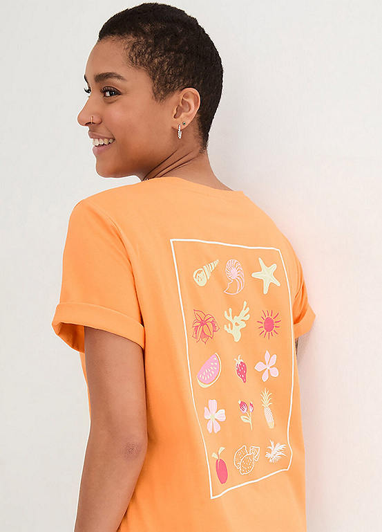 bonprix Back Print T-Shirt | Freemans
