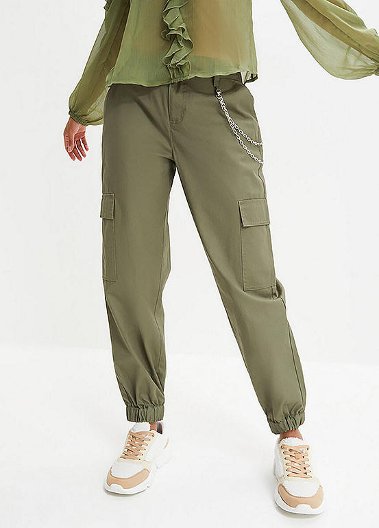bonprix Chain Strap Cargo Pants | Freemans