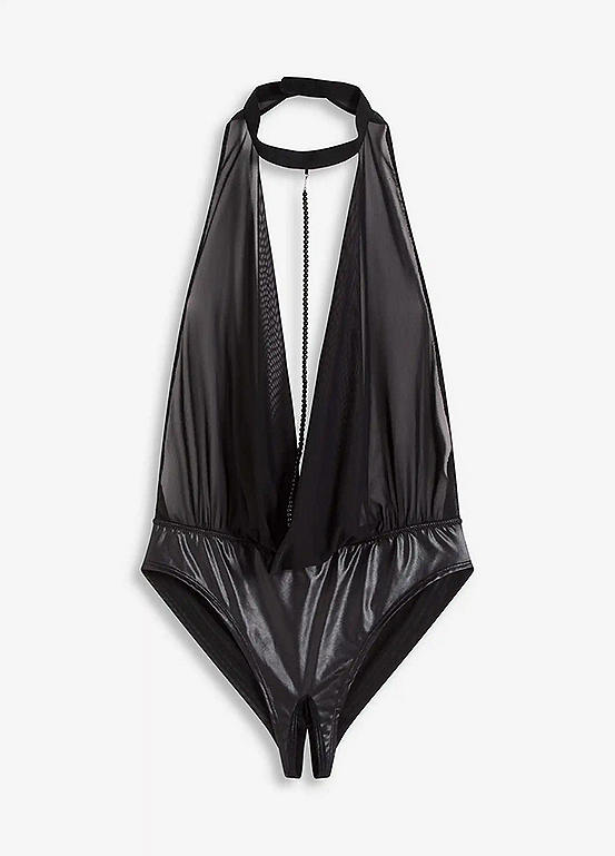 bonprix Choker Collar Crotchless Body | Freemans