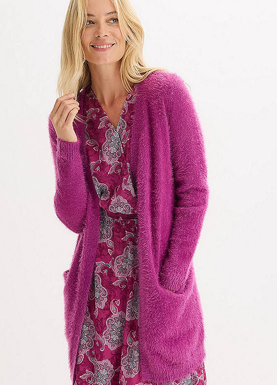 bonprix Fluffy Longline Cardigan | Freemans