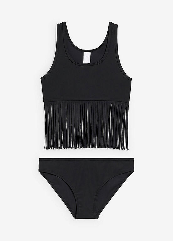 bonprix Kids Fringed Bikini Set | Freemans