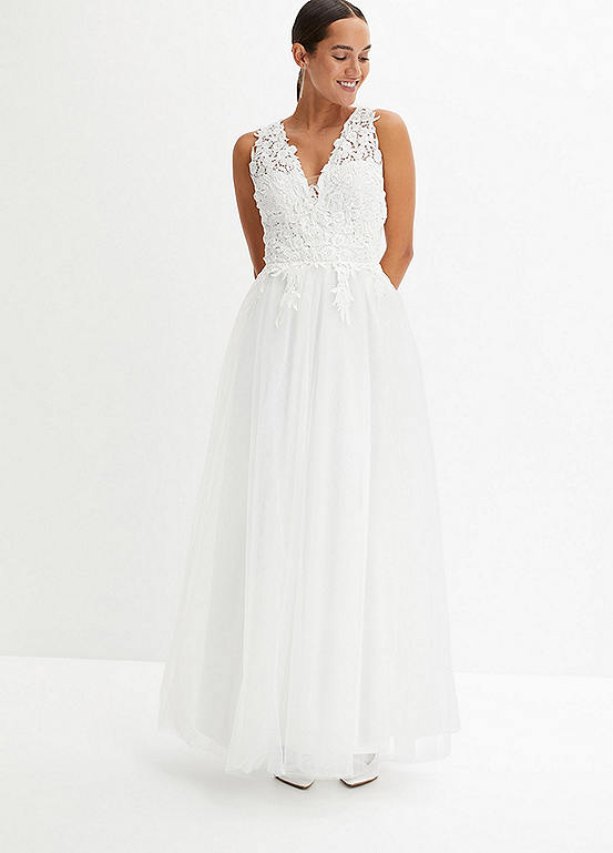 bonprix Lace Bodice Wedding Dress | Freemans