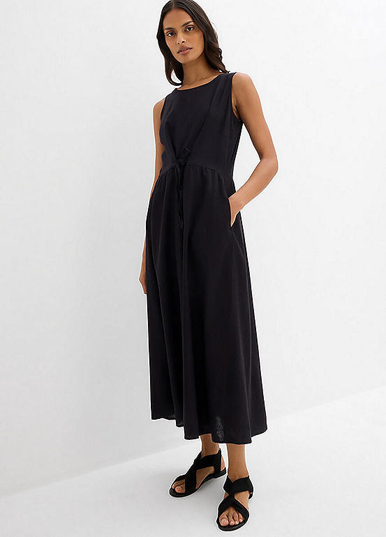 bonprix Linen Blend Maxi Dress | Freemans