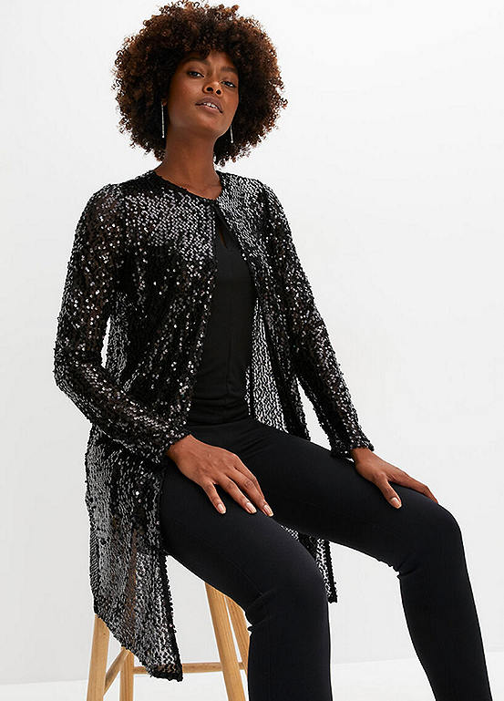 bonprix Sequin Evening Cardigan | Freemans