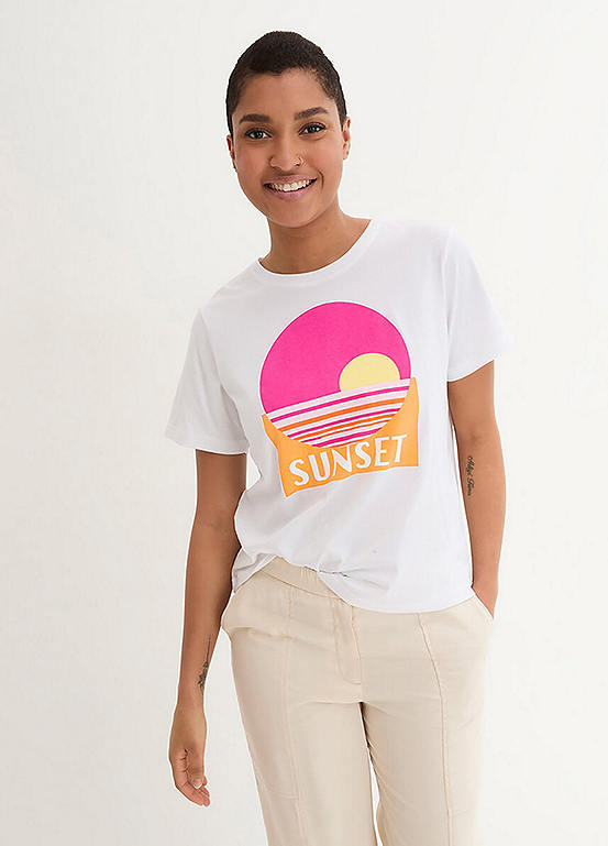 bonprix Sunset Print T-Shirt | Freemans