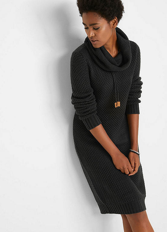 bonprix Textured Knitted Dress | Freemans