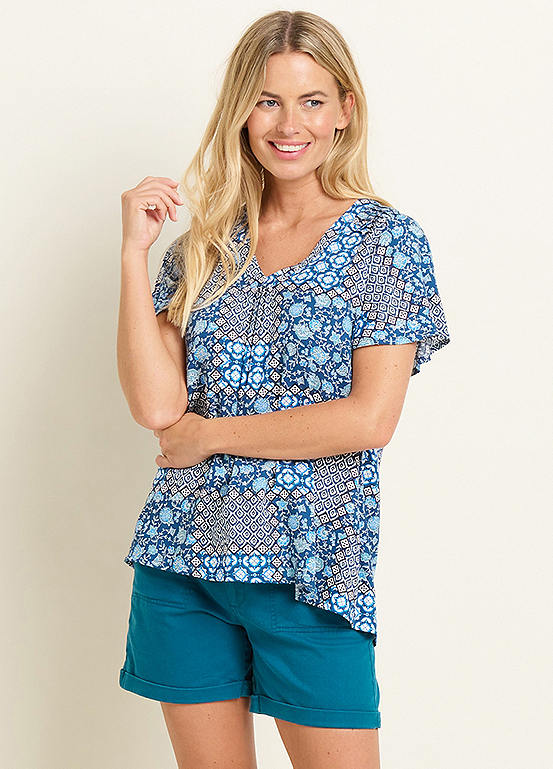 Brakeburn Folk Floral Patchwork Blouse | Freemans