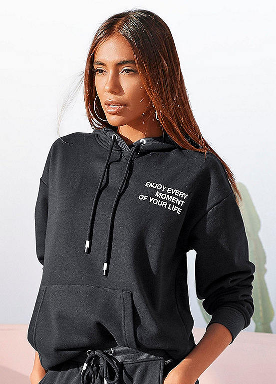 Buffalo Statement Print Hoodie | Freemans
