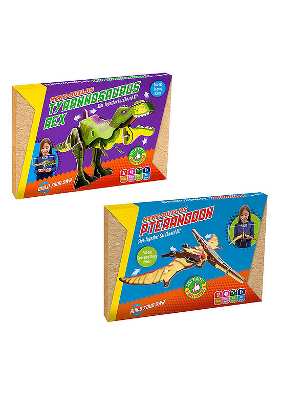 Build Your Own Mini Pteranodon & Tyrannosaurus Rex | Freemans