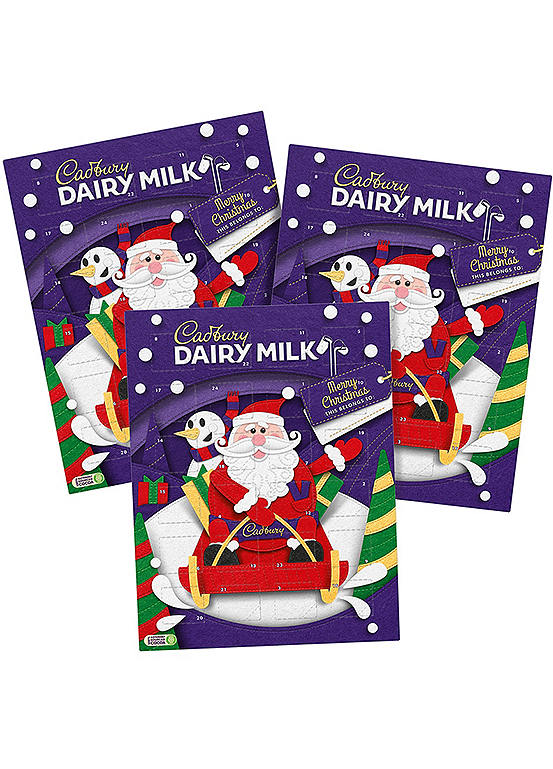 Cadbury Advent Calendar 90G (Triple Pack) | Freemans