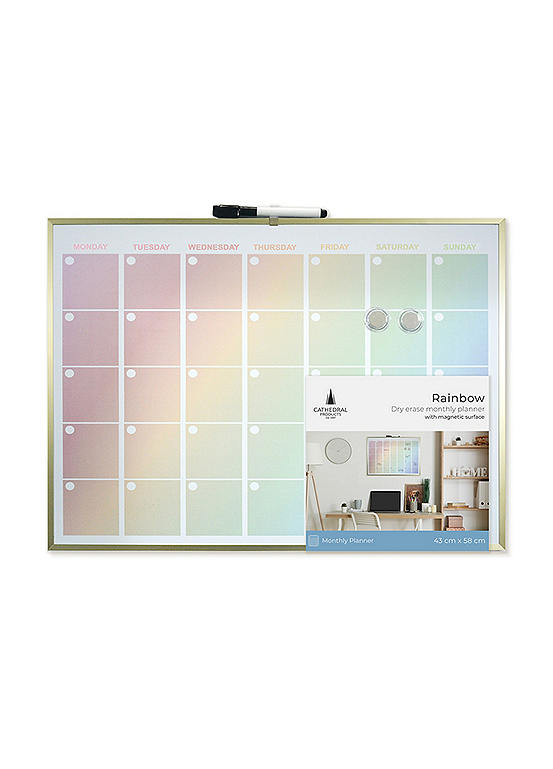 Cathedral Rainbow Magnetic Calendar Board | Freemans