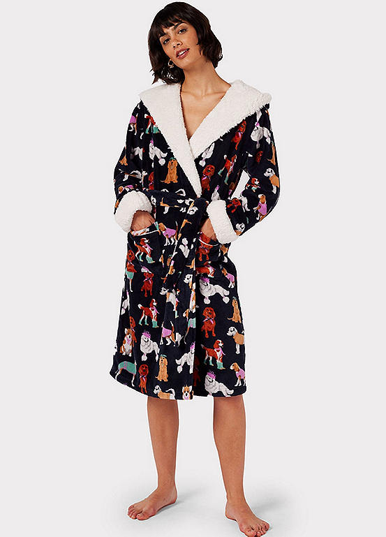 Chelsea Peers NYC Posh Dogs Fleece Robe | Freemans