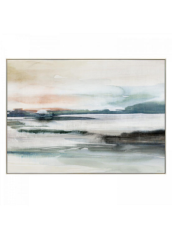 Chic Living Illusion Framed Canvas | Freemans