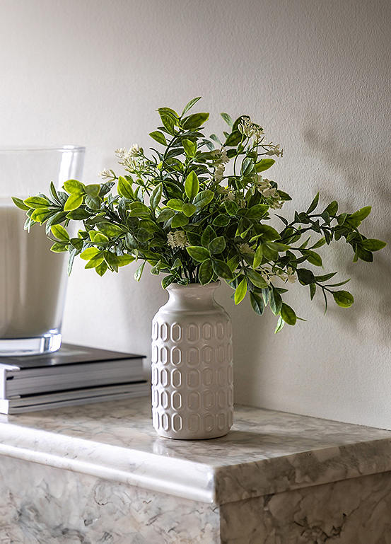 Chic Living Retro Vase with Meadow Foliage | Freemans