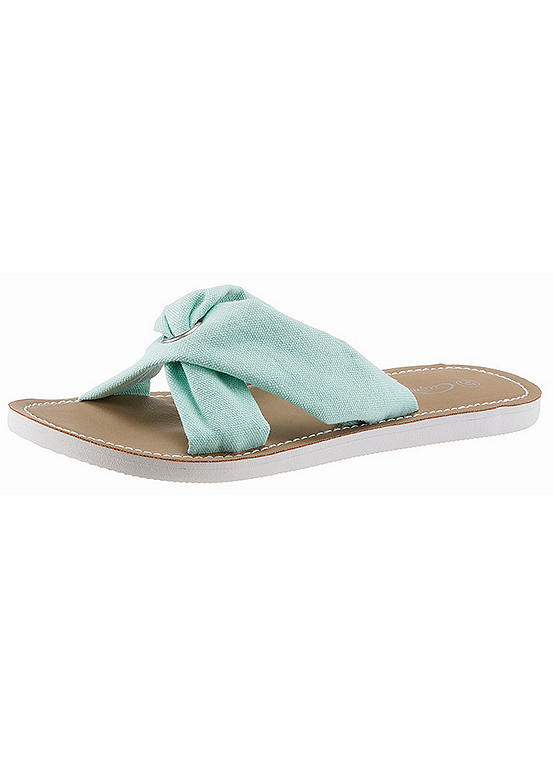 City Walk Cross Strap Mules | Freemans