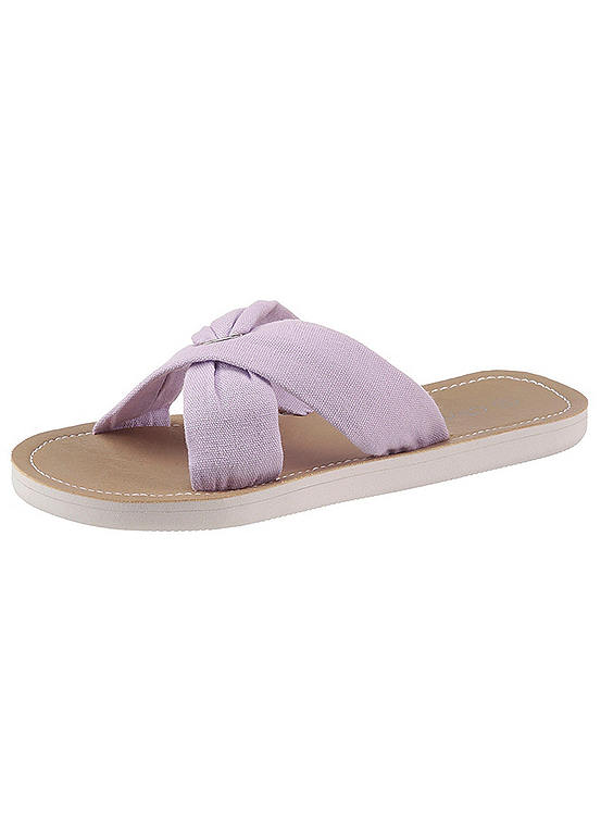 City Walk Cross Strap Mules | Freemans