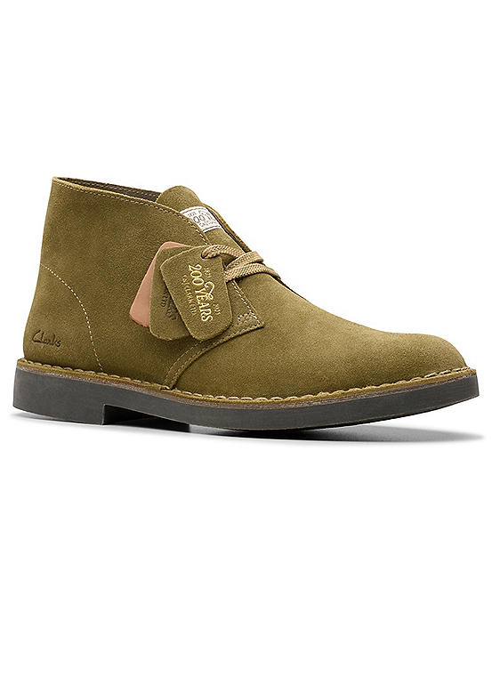 Clarks Desert Bt Evo Olive Suede | Freemans