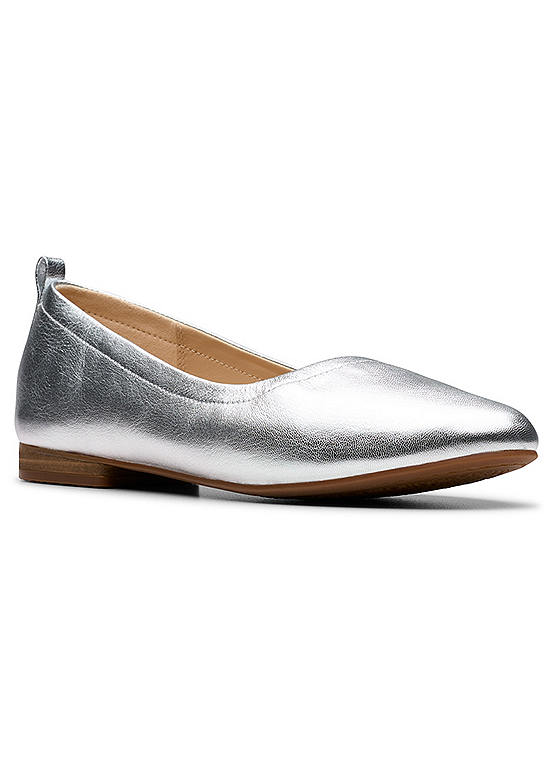 Clarks Silver Fawna Soft Pumps | Freemans