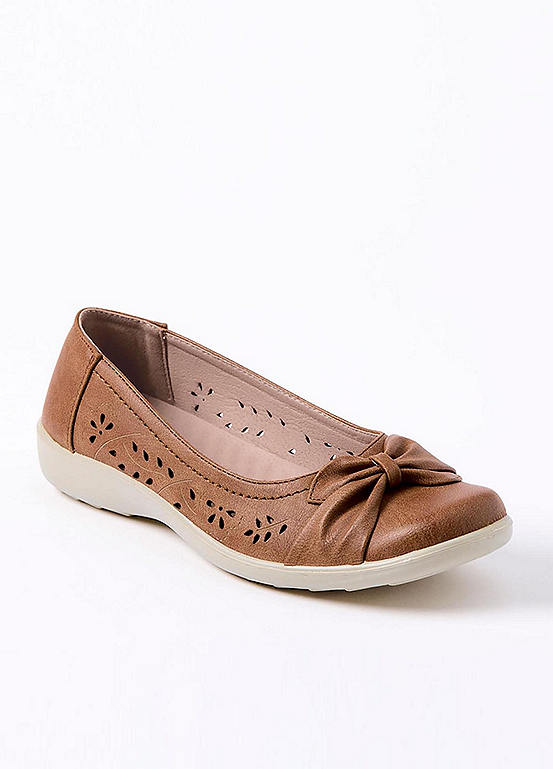 Cotton Traders Flexisole Bow Shoes | Freemans