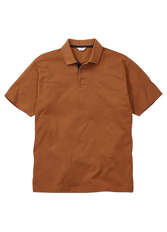 Cotton Traders Ginger Short Sleeve Polo Shirt Freemans