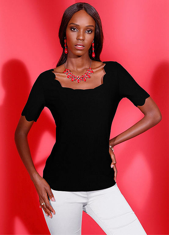 Creation L Square Neck Top | Freemans