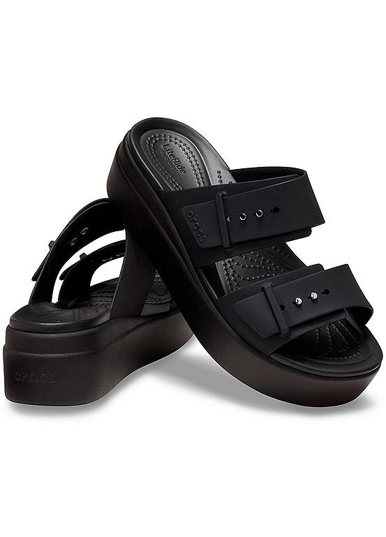 Crocs ’Brooklyn Low Wedge’ Mules | Freemans