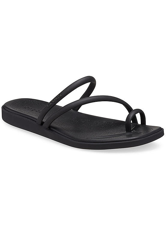 Crocs Black Miami Toe Loop Sandals | Freemans