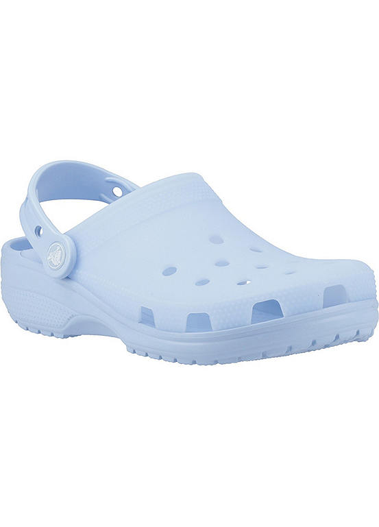 Crocs Blue Classic Frosted Clogs | Freemans