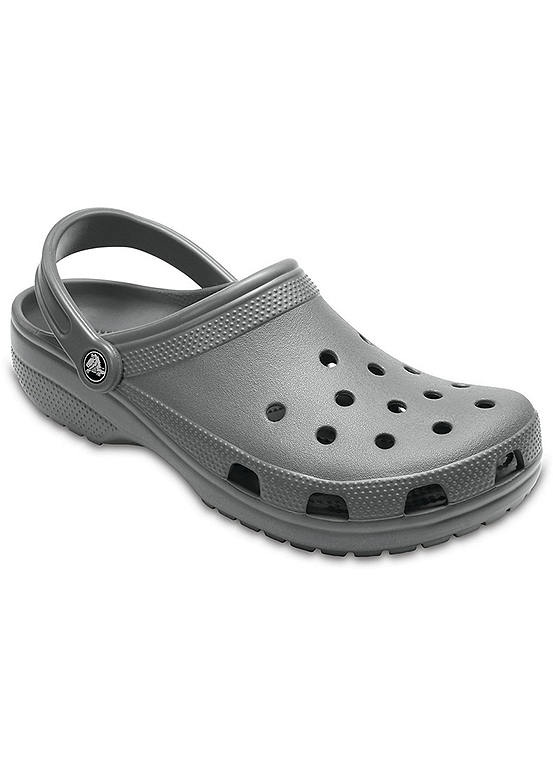 Crocs Classic Grey Clogs | Freemans
