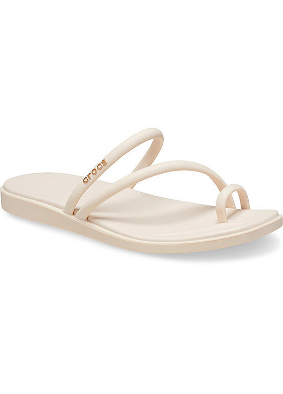 Crocs Cream Miami Toe Loop Sandals | Freemans