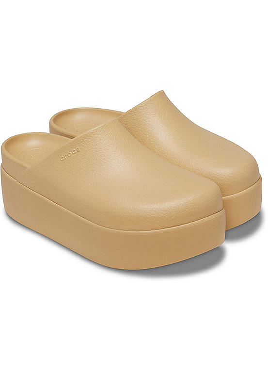 Crocs Dylan Platform Yellow Clogs | Freemans
