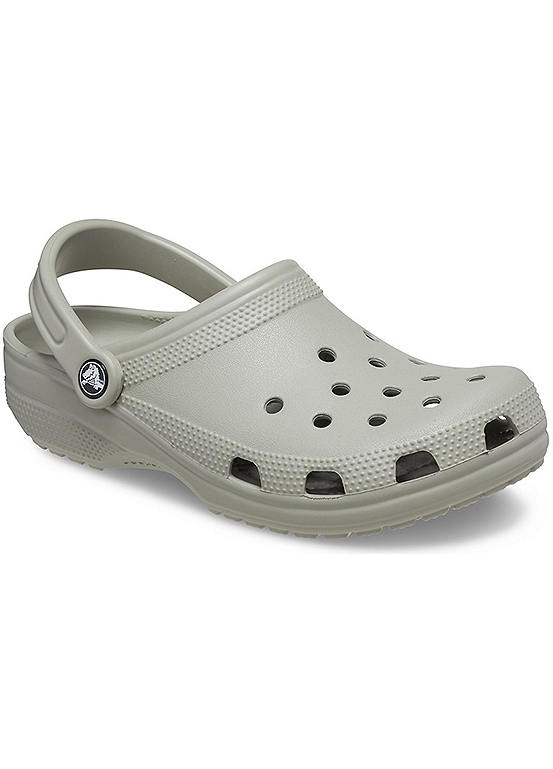 Crocs Grey Classic Clogs | Freemans