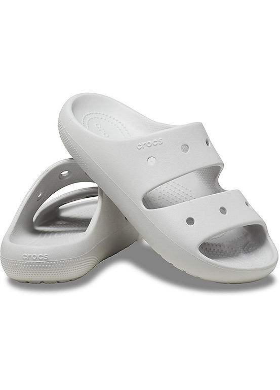 Crocs Grey Classic Sandals | Freemans