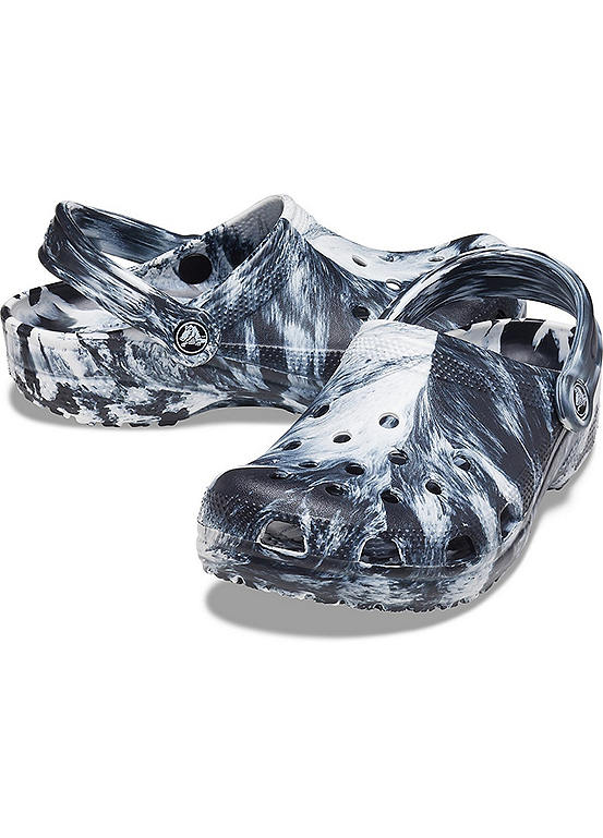 Crocs White Marble Sandals | Freemans