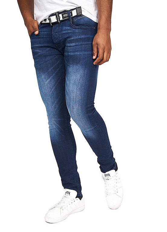 Crosshatch Mens Barbeck Slim Jeans | Freemans