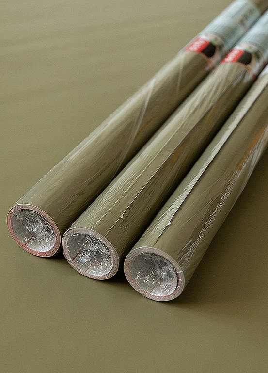 Kitchen Wrap For Cupboards 67.5cm X 1m To 15m CC Sage Green Matte Vinyl ...