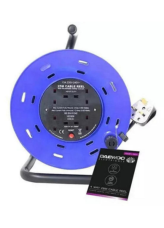 Daewoo 4 Way 25M Open Frame Reel | Freemans