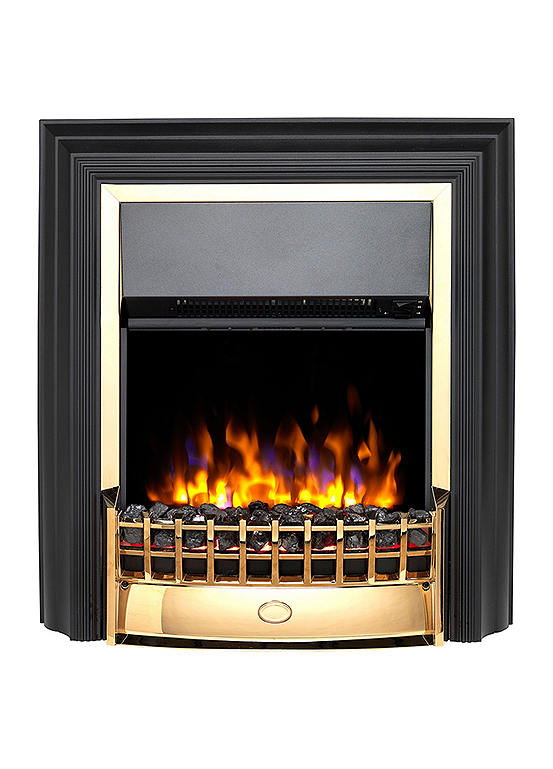 Dimplex Cheriton Deluxe Freestanding Fire Brass | Freemans