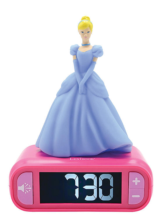 Disney Alarm Clock with Night Light 3D Design Disney Princesse ...
