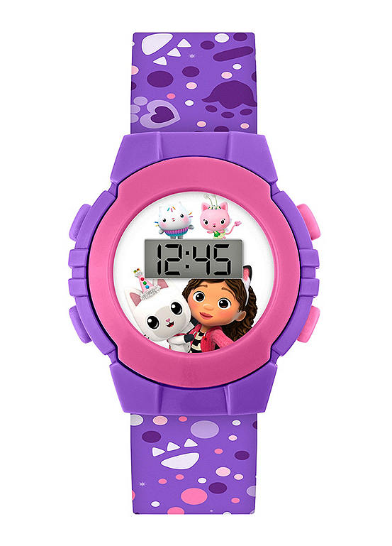 Disney Gabby’s Dollhouse Purple Digital Watch | Freemans