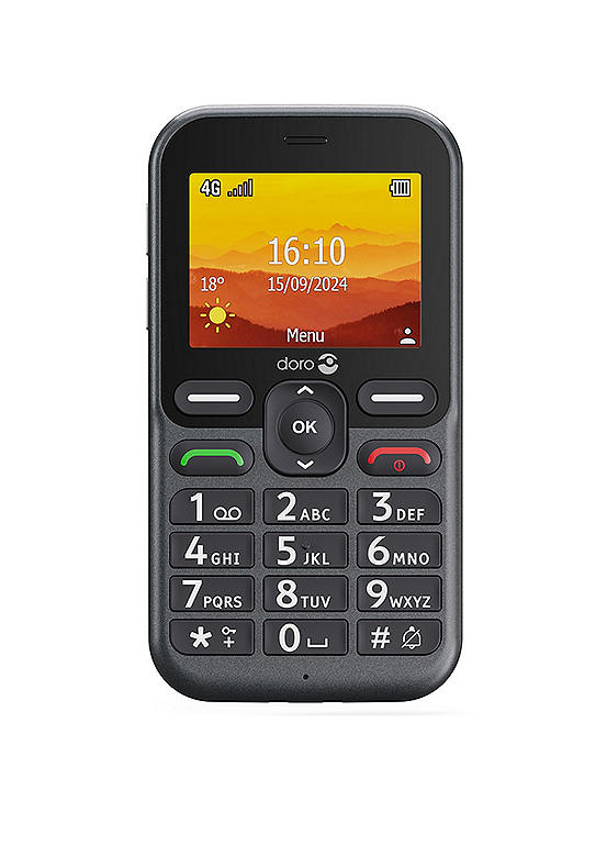 Doro Leva L10 SIM Free Mobile Phone - Graphite | Freemans