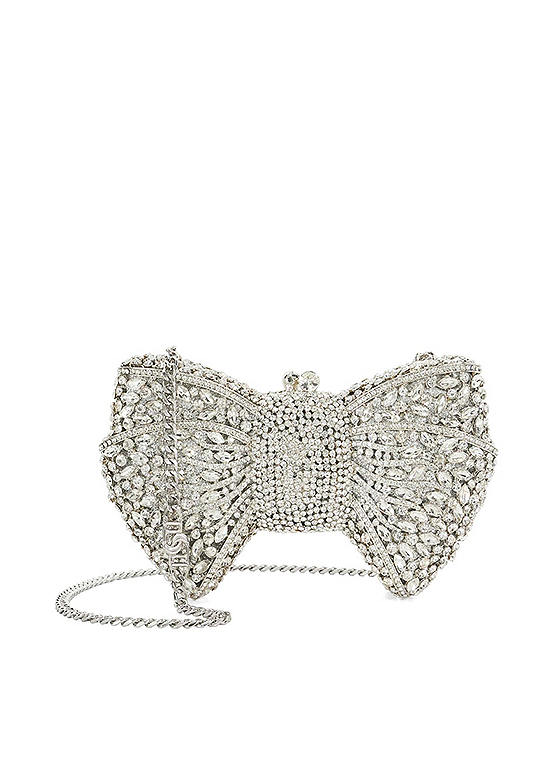 Dune London Silver Enchant Clutch Bag | Freemans