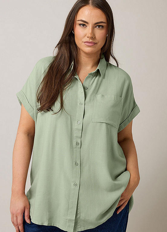 Evans Curve Dipped Hem Shirt | Freemans