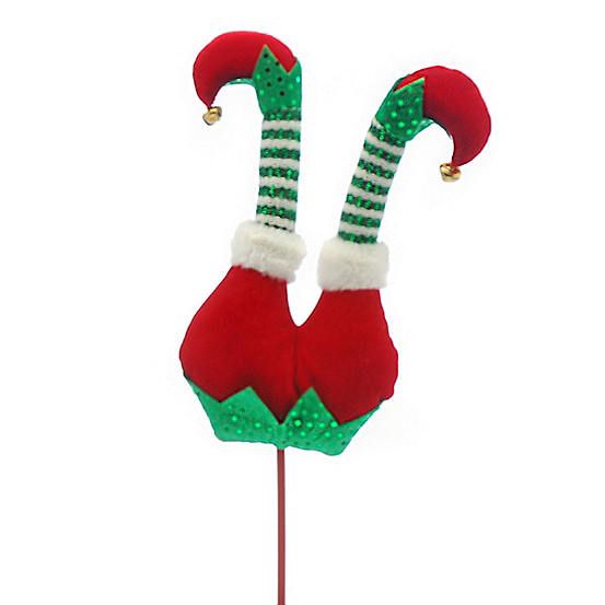 Festive 50cm Elf Feet Pick | Freemans