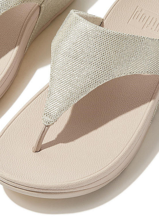 FitFlop Lulu Glitz Toe Post Sandals | Freemans