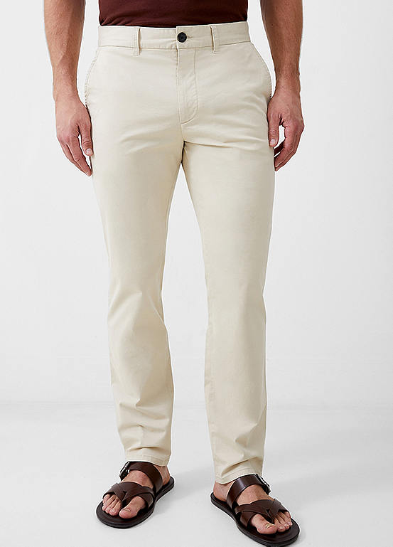 French Connection Stone Chino Trousers | Freemans