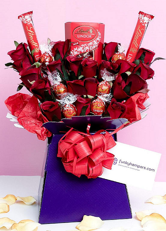 Funky Hampers Lindor Chocolate Bouquet | Freemans