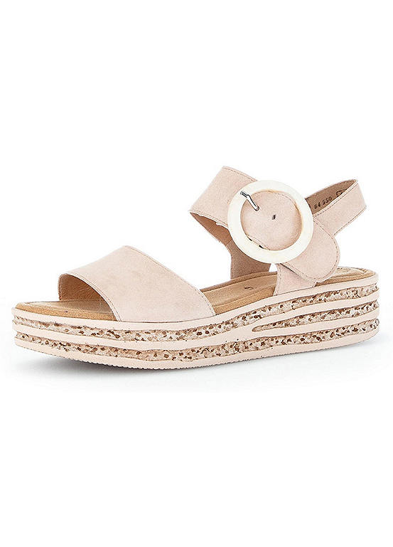 Gabor Suede Wedge Sandals | Freemans