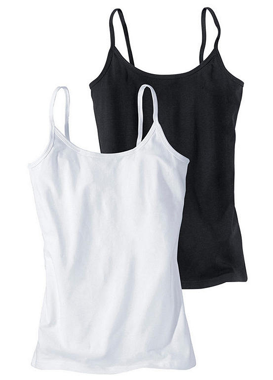 H.I. S Pack of 2 Spaghetti Strap Tops by H.I.S | Freemans
