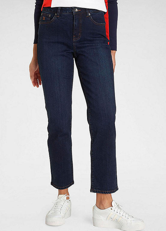 H.I.S High Rise Cropped Jeans | Freemans